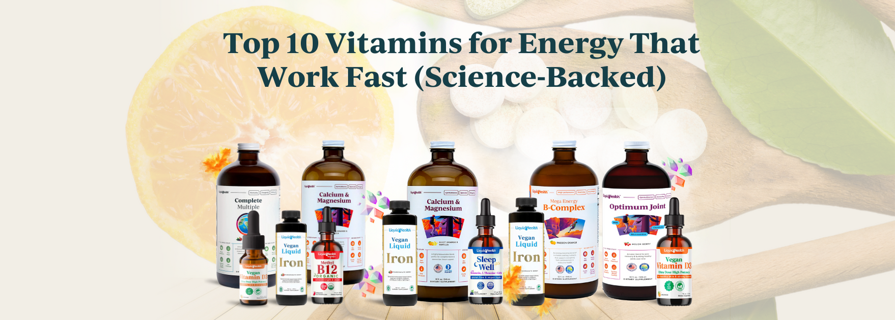 Top 10 Vitamins for Energy That Work Fast — Liquid Health