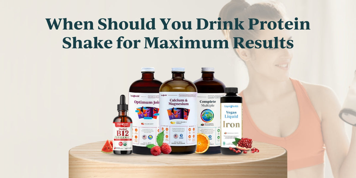 Protein Shake Timing: Morning, Post-Workout, or Night? — Liquid Health