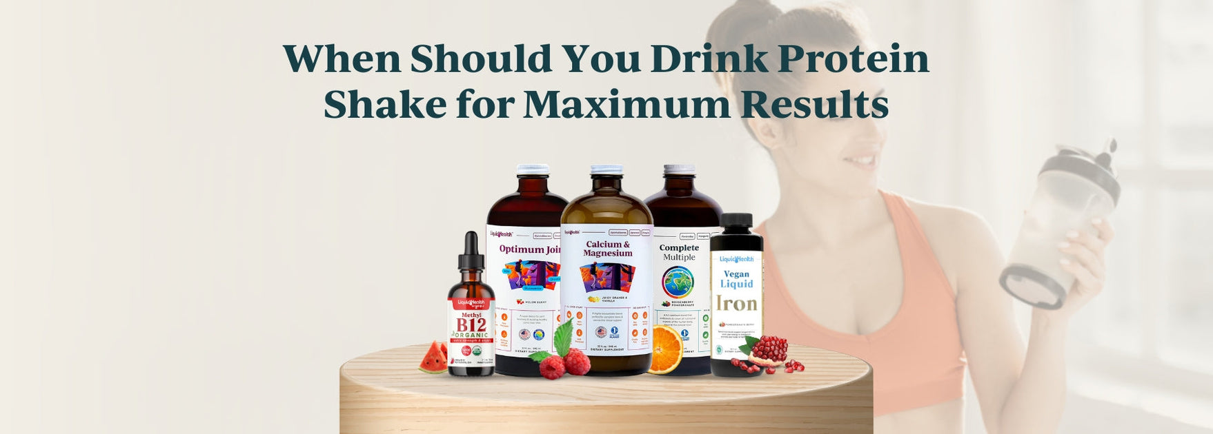 Protein Shake Timing: Morning, Post-Workout, or Night? — Liquid Health