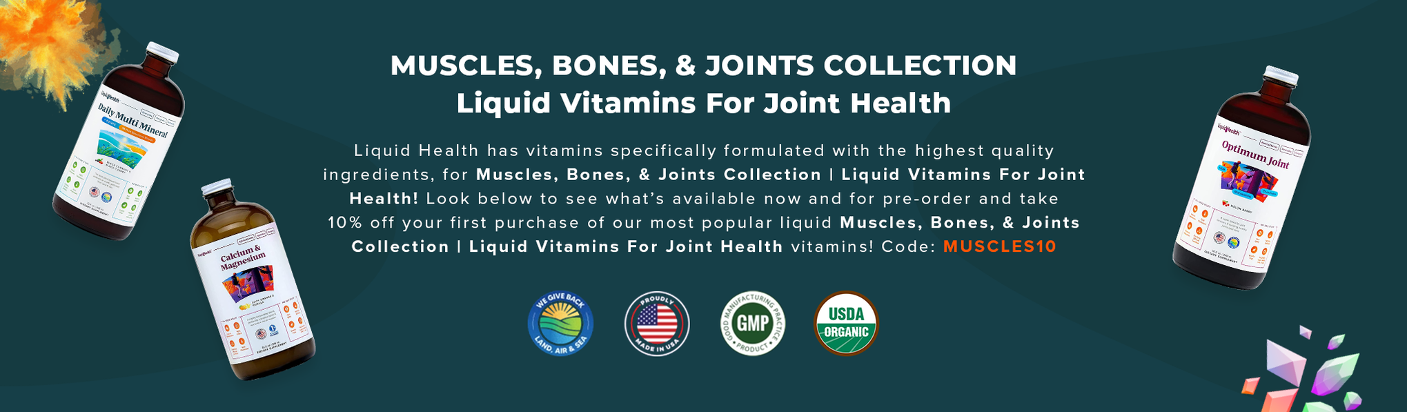 Liquid Vitamins for Strong Bones and Joints | Liquid Health — Liquid Health