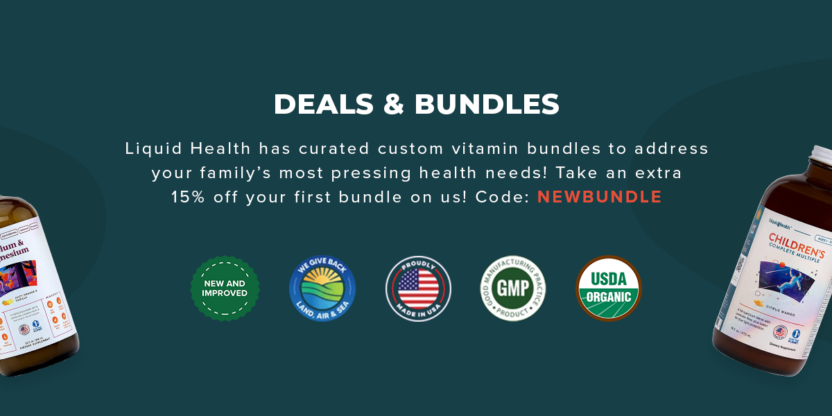 Save on Vitamins & Supplement Bundles From Liquid Health — Liquid Health