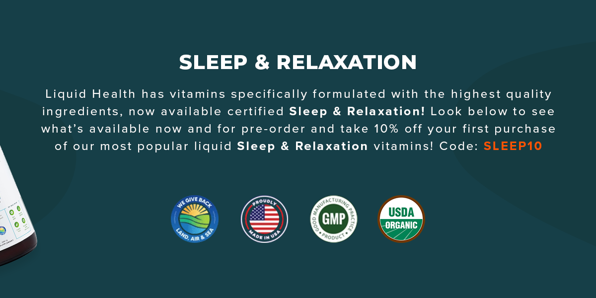 Best Liquid Vitamin For Sleep Support & Relaxation — Liquid Health