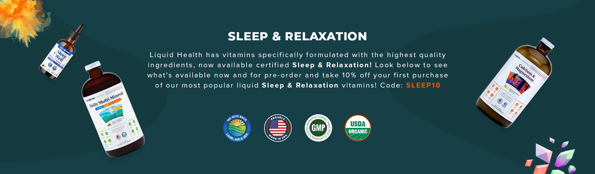 Best Liquid Sleep & Relaxation Vitamins for Restful Nights — Liquid Health