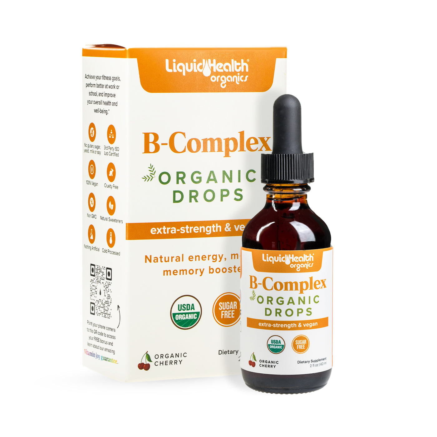 Buy Organic B-Complex Drops, Liquid Energy Boost — Liquid Health
