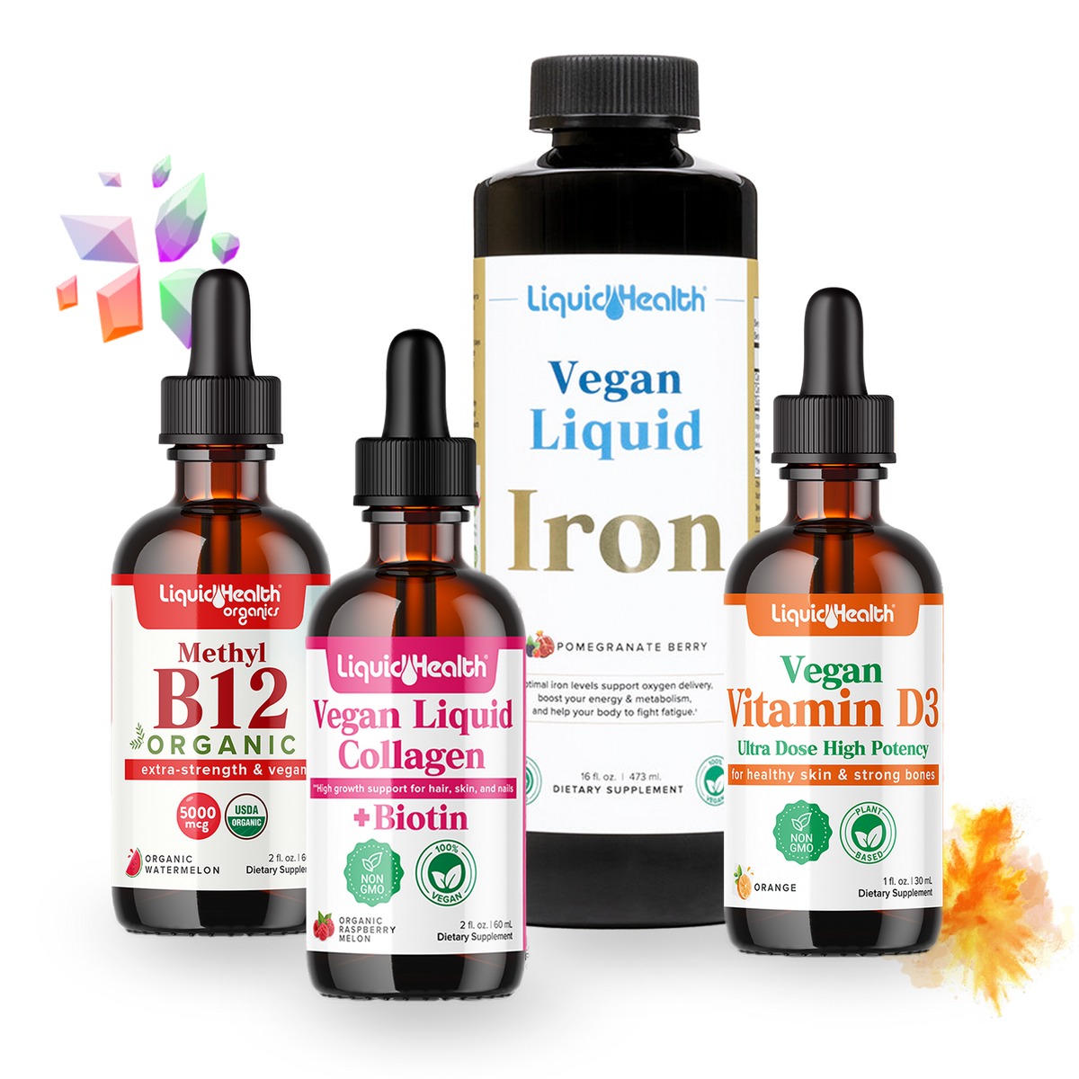 Vegan Liquid Essentials Vitamin Kit | Plant-Based Nutrition — Liquid Health