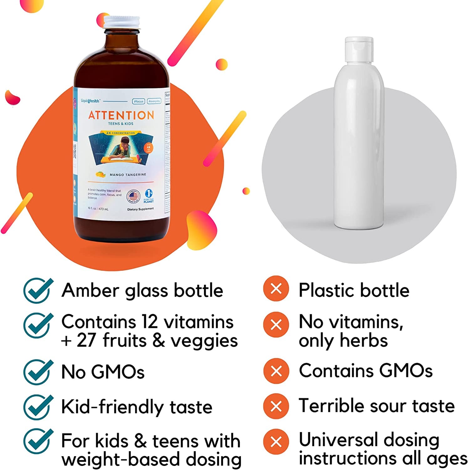 Liquid Attention & Focus Supplement for Kids & Teens — Liquid Health